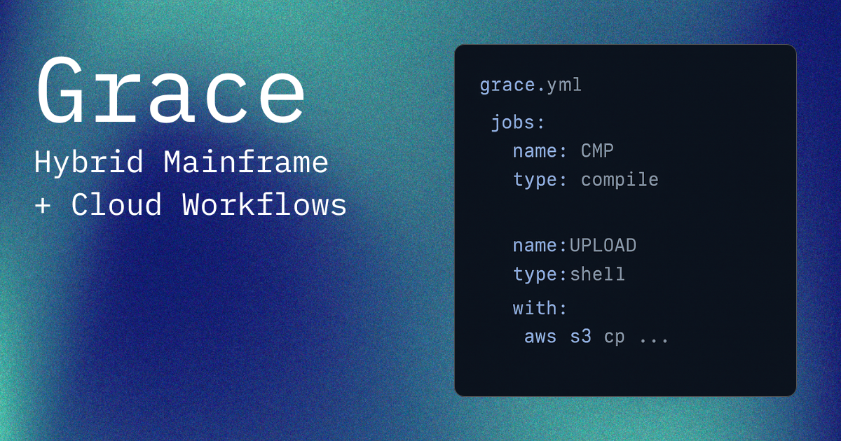Grace – Hybrid Mainframe + Cloud Workflows